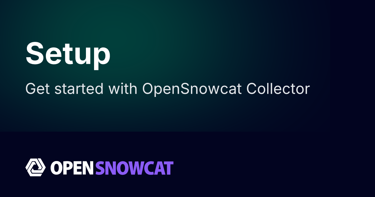 Setup - OpenSnowcat